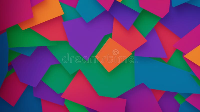 Colorful Abstract Background with Many Different Shapes Stock ...