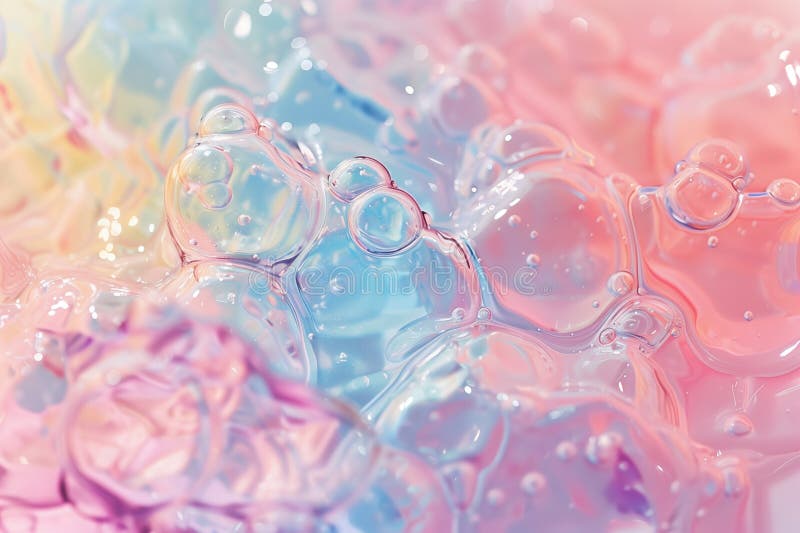 A Colorful, Abstract Background with Many Small Bubbles Stock Photo ...
