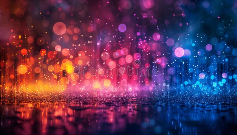 A Colorful, Abstract Background with Many Small, Colorful Dots by AI ...