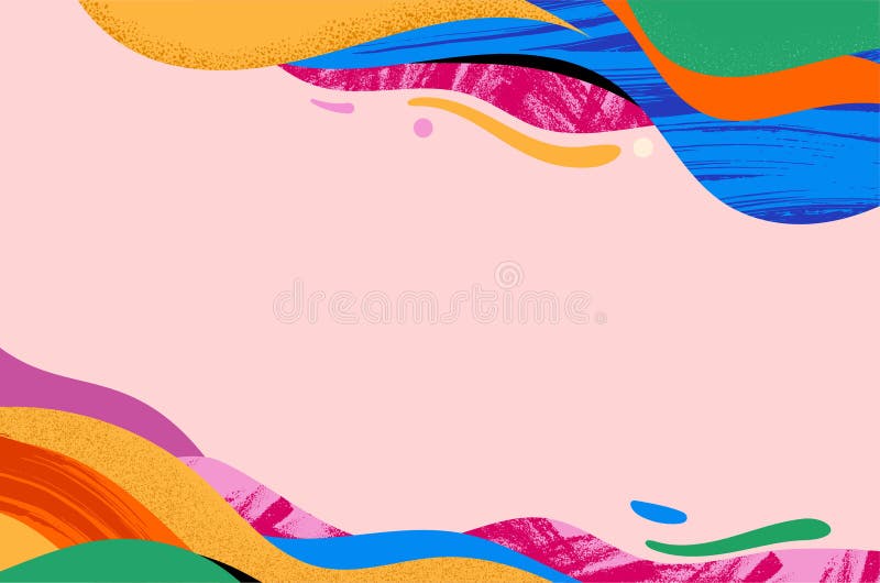 Colorful Abstract Background. Modern Frame with Vibrant Colors Stock ...