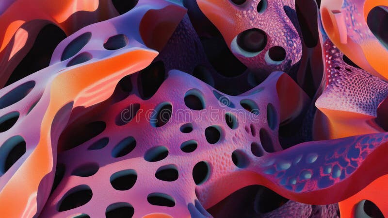 Colorful Abstract Background with Organic Geometric Shapes for Design ...