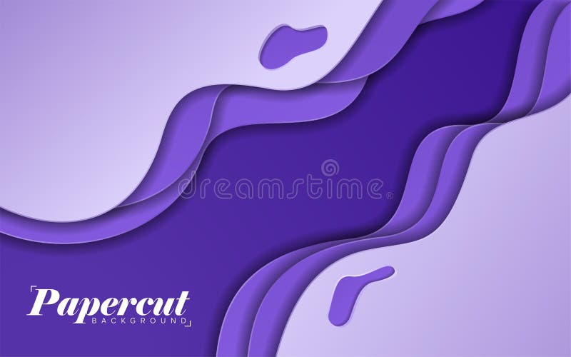 Colorful Abstract Background with Paper Cut Shape Design. Minimalistic ...