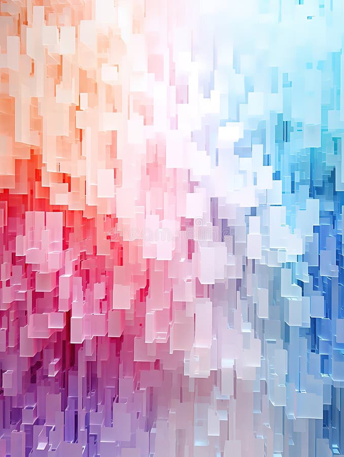 Colorful Abstract Background in Pastel Colors Stock Illustration ...