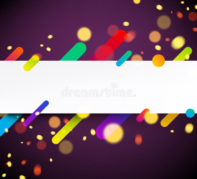 Colorful Abstract Background on Purple. Stock Vector - Illustration of ...