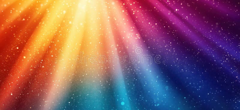 Colorful Abstract Background with Radiant Light Beams and Sparkling ...