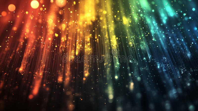 Colorful Abstract Background with Rainbow Lights and Glitter Stock ...
