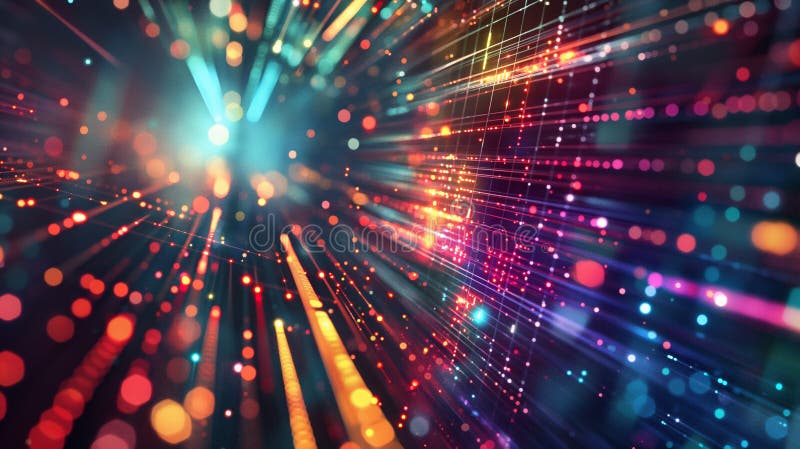 Colorful Abstract Background Representing the Future of Technology ...