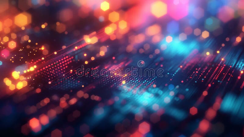 Colorful Abstract Background Representing the Future of Technology ...
