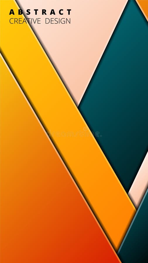 Colorful Abstract Background. Simple Material Design. Template for ...