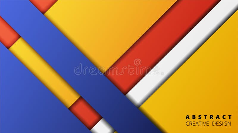 Colorful Abstract Background. Simple Material Design. Template for ...