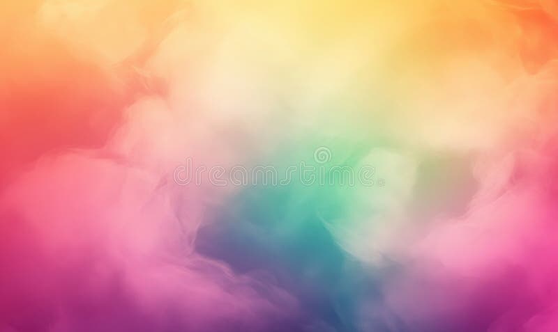 Colorful Abstract Background with Soft Gradients and Dreamy Cloud-like ...