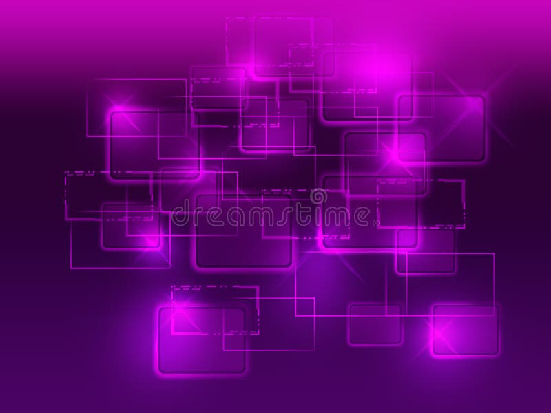 Purple Abstract Background with Rectangle Geometric Shape Stock ...