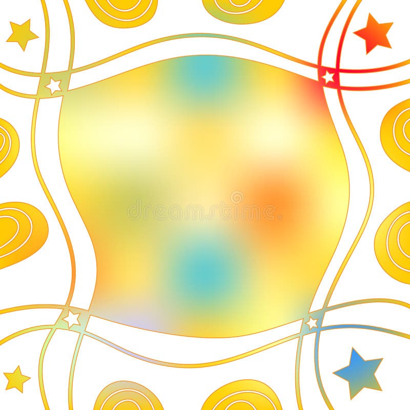 Colorful Abstract Background with Stars Stock Vector - Illustration of ...