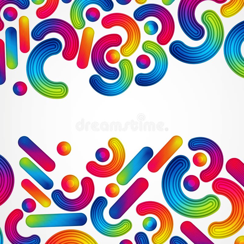 Colorful Abstract Background with Striped Design Elements Splash ...