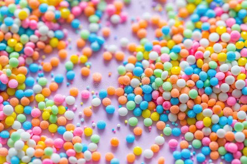 Colorful Abstract Background with Tiny Candy Sprinkles for Design Use Stock Photo - Image of ...