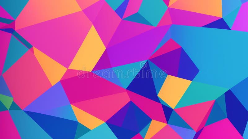 Colorful Abstract Background with Triangles Stock Illustration ...