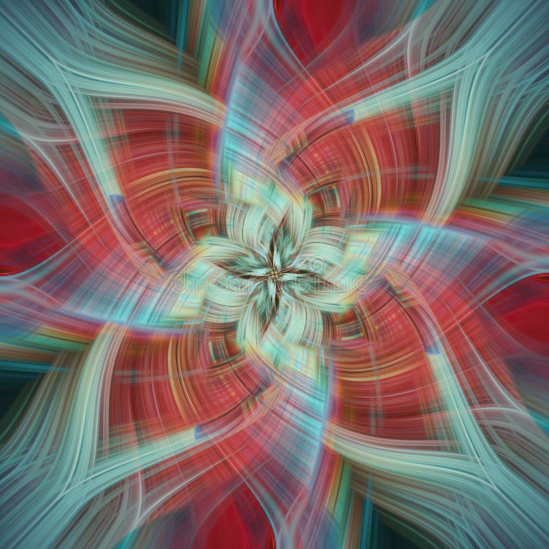 Colorful, Abstract Background with Twirl Effect. Stock Illustration ...