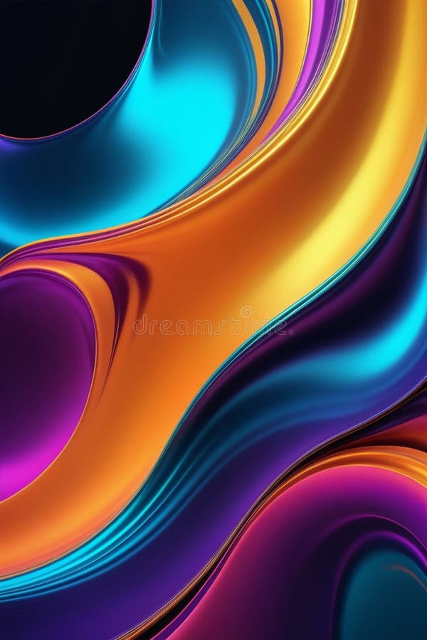 A Colorful Abstract Background, Vibrant Colors, Vertical Composition ...