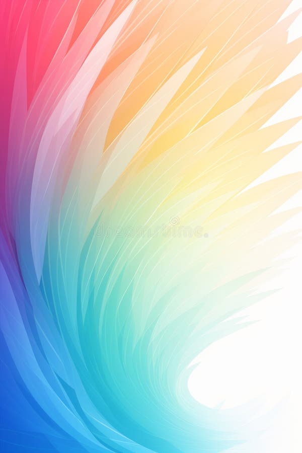 A Colorful Abstract Background with a Wave Pattern Stock Illustration ...