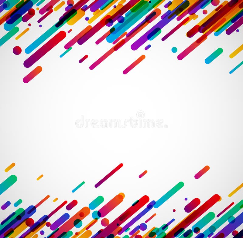 Colorful Abstract Background on White. Stock Vector - Illustration of ...