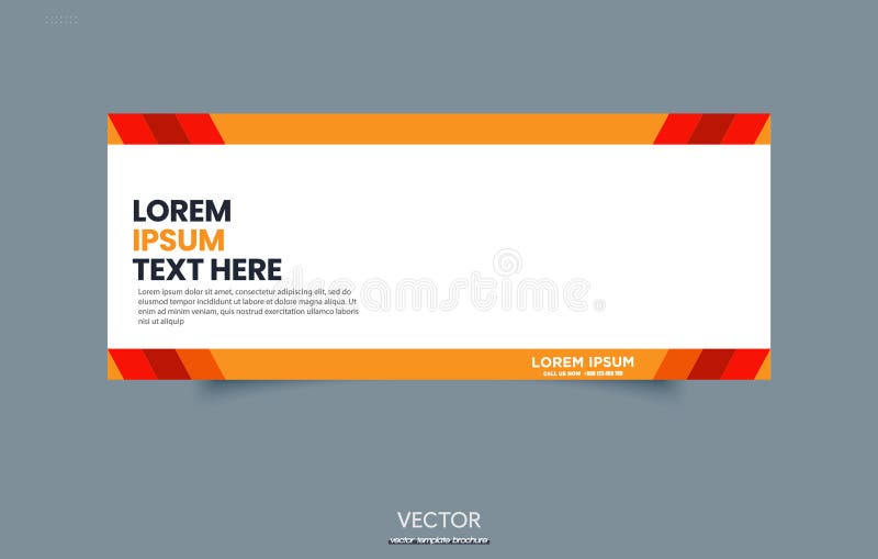 Colorful and Abstract Banner Design Templates. Stock Vector ...