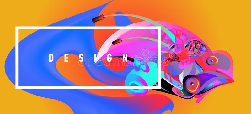 Colorful Abstract Banner Template with Dummy Text for Web Design ...