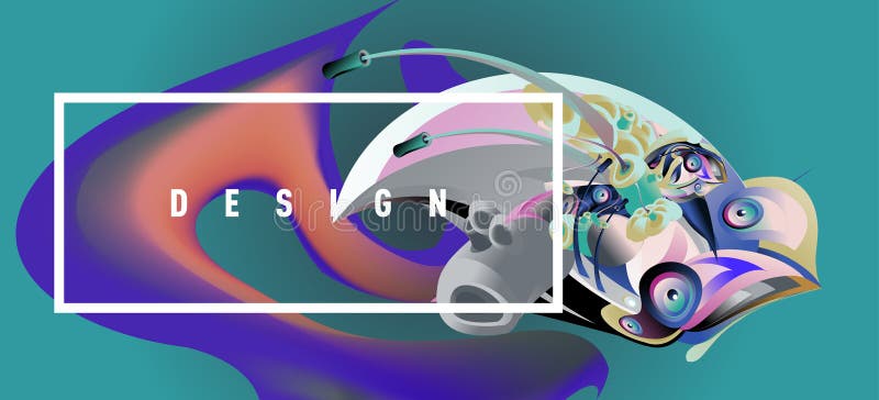 Colorful Abstract Banner Template with Dummy Text for Web Design ...