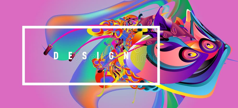 Colorful Abstract Banner Template with Dummy Text for Web Design ...
