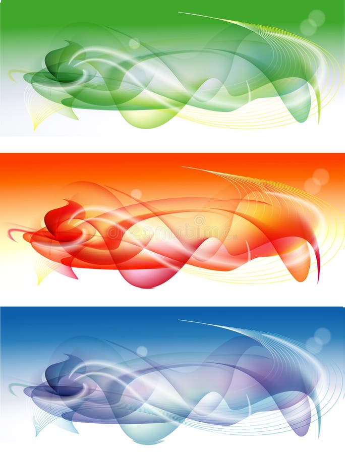 Colorful abstract banners stock vector. Illustration of space - 15197613