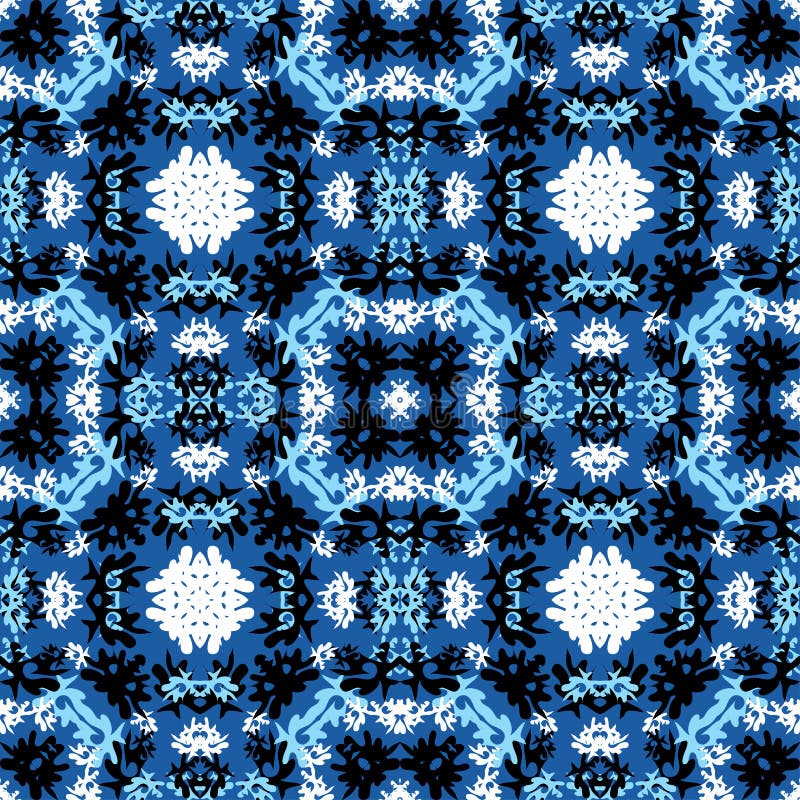 Colorful Abstract Beautiful Objects on a Blue Background Vector ...