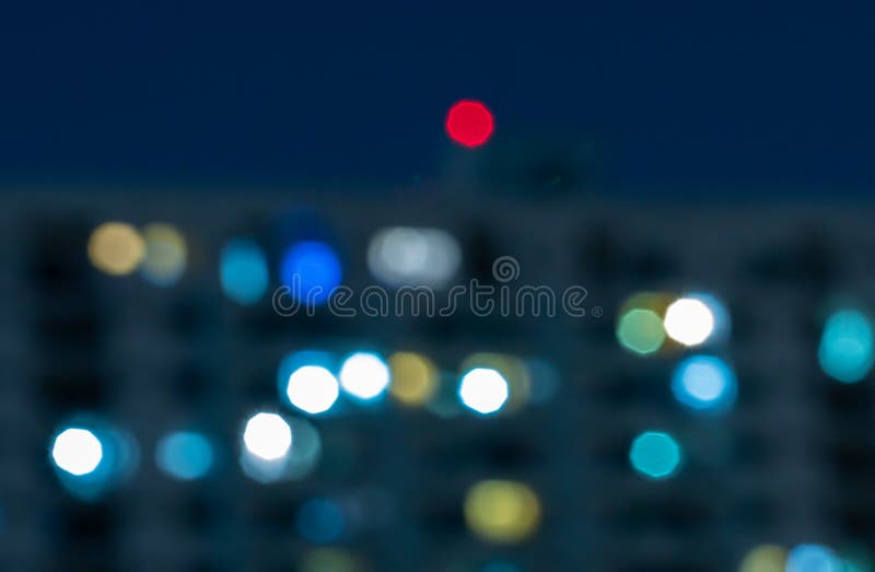Colorful Abstract Bokeh Lights Background.Defocused Night Light ...