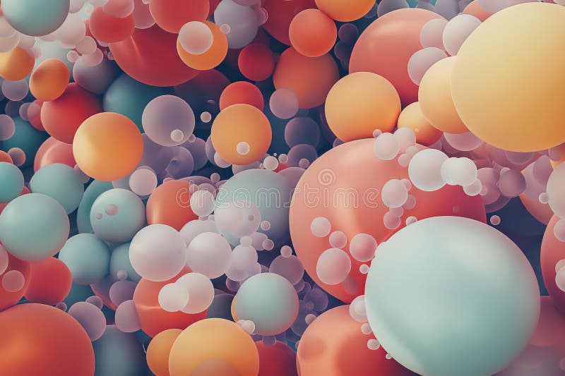 Colorful Abstract Bubble Background Stock Image - Image of circle ...