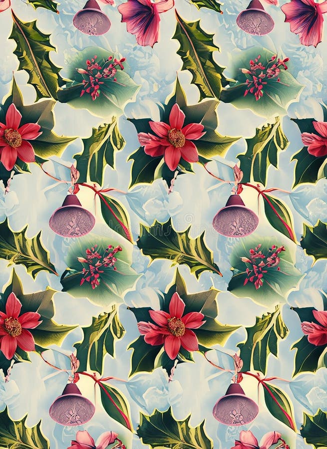 Colorful Abstract Christmas Background with Bells Stock Illustration ...