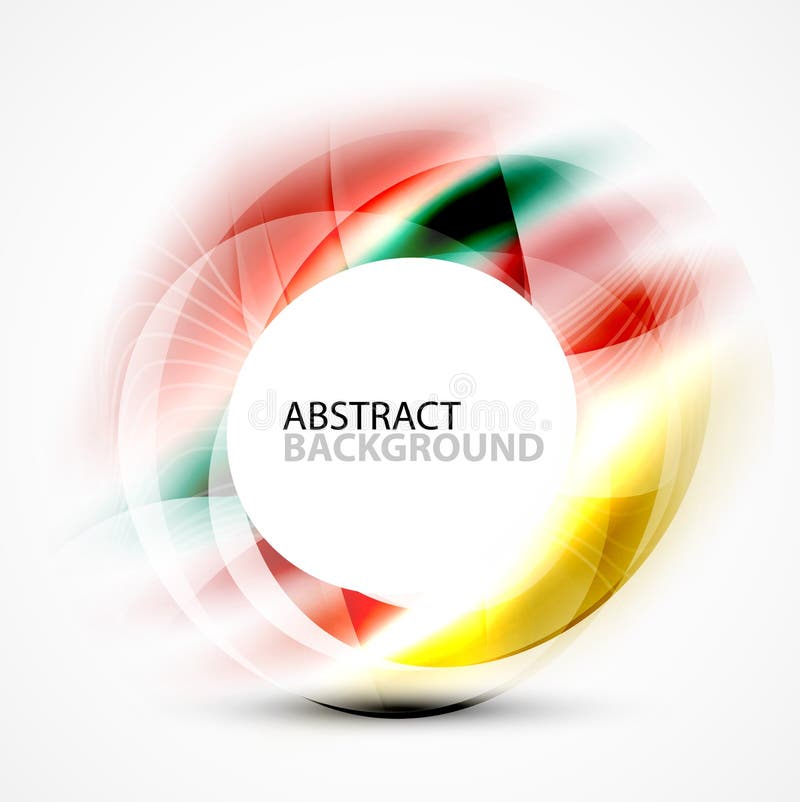 Colorful Abstract Circle Banner Stock Vector - Illustration of ...