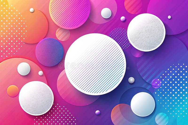 Colorful Abstract Circles Background Design (1 Stock Photo - Image of ...