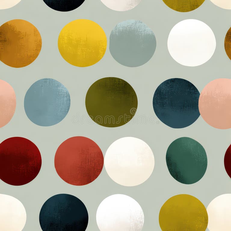 Colorful Abstract Circular Patterns on Soft Textured Background Stock ...