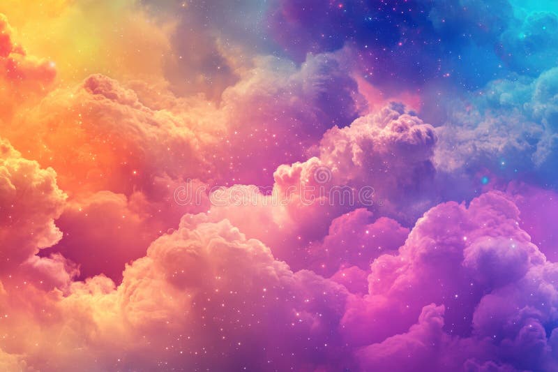 Colorful Abstract Cloud Background with Data Concepts and Information ...