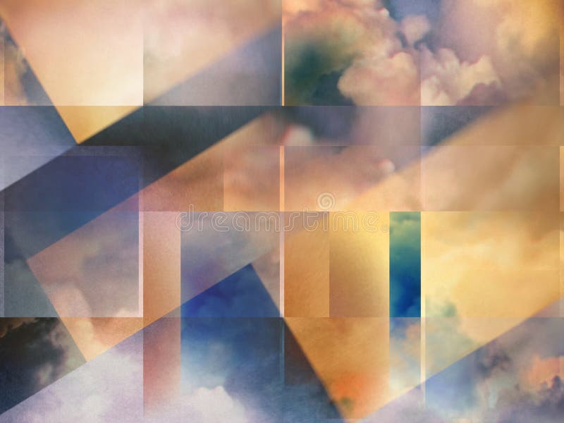 Colorful abstract clouds stock illustration. Illustration of ...