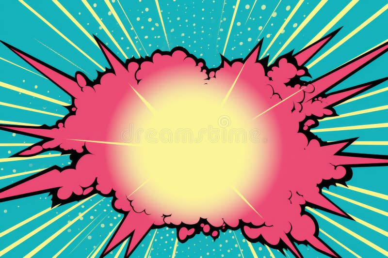 Colorful Abstract Comic Background Design for Vibrant and Engaging ...