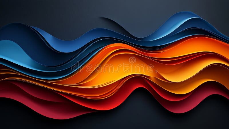 Colorful Abstract Curvy Design for Wallpaper Backgrounds Stock Photo ...