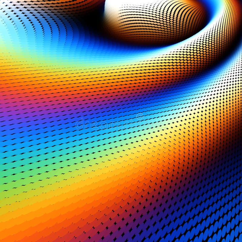 Colorful Abstract 3D Background. Modern 3D Wavy Background. Liquid ...
