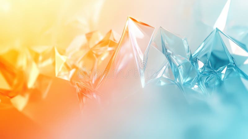 Colorful Abstract 3D Shapes Create Dynamic Visual Patterns with Layers ...