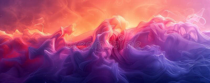 Colorful Abstract 3D Wallpaper with Vibrant Waves and Smooth Textures ...