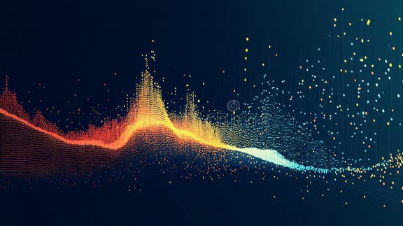 Colorful Abstract Data Visualization with Particle Waveforms and ...
