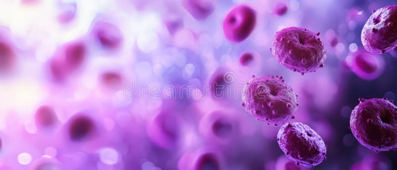 Colorful Abstract Depiction of Cells in a Scientific Context Stock ...