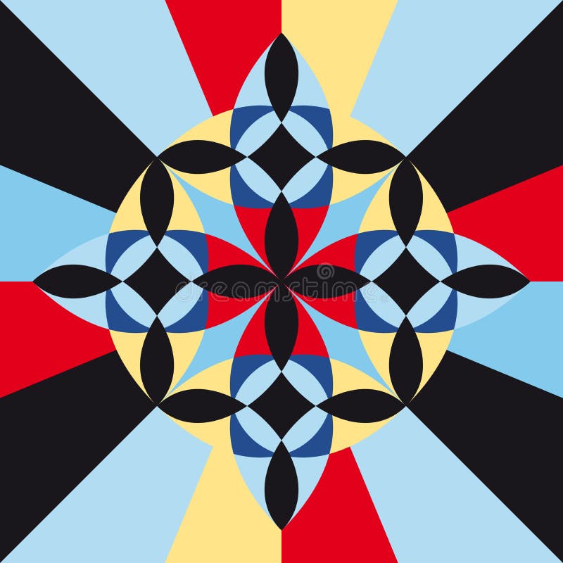 Colorful geometric design stock vector. Illustration of geometrical ...