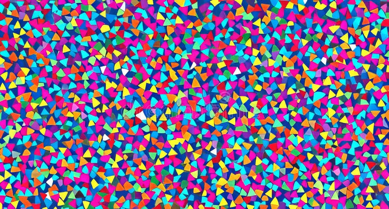 A Colorful Abstract Design Comprising a Large Number of Small ...