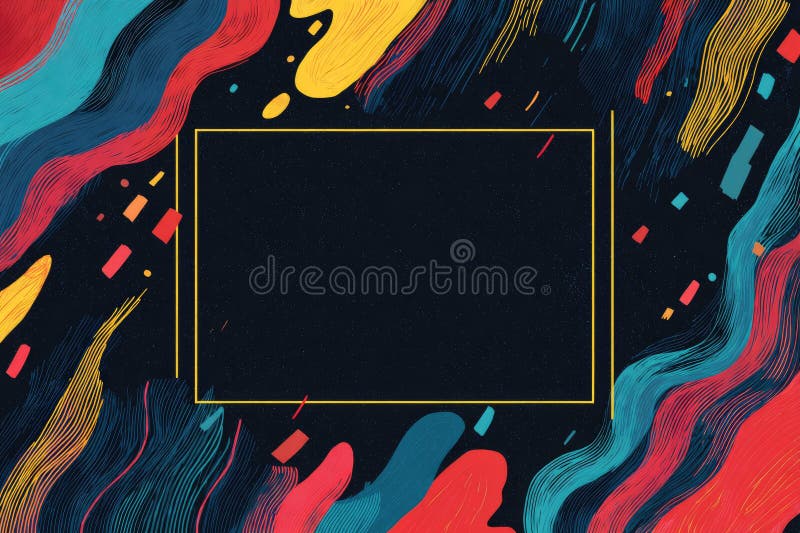 Abstract Colorful Frame Background Stock Illustrations – 614,425 ...