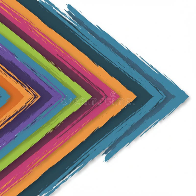 Colorful Abstract Design Featuring Multiple Triangular Shapes with ...