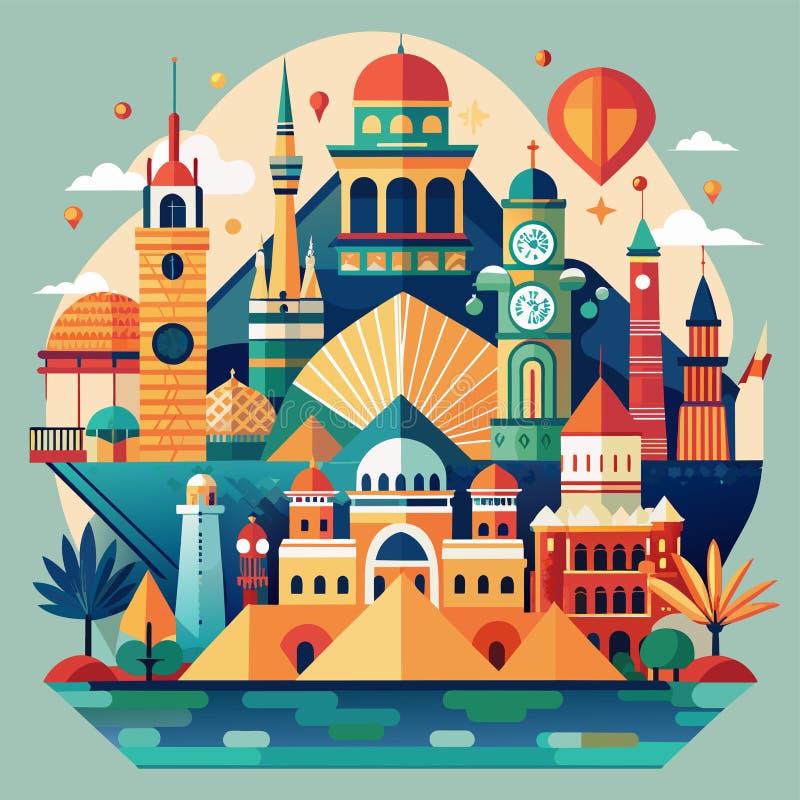 A Colorful Abstract Design with Three Circles Connected by Intertwining ...